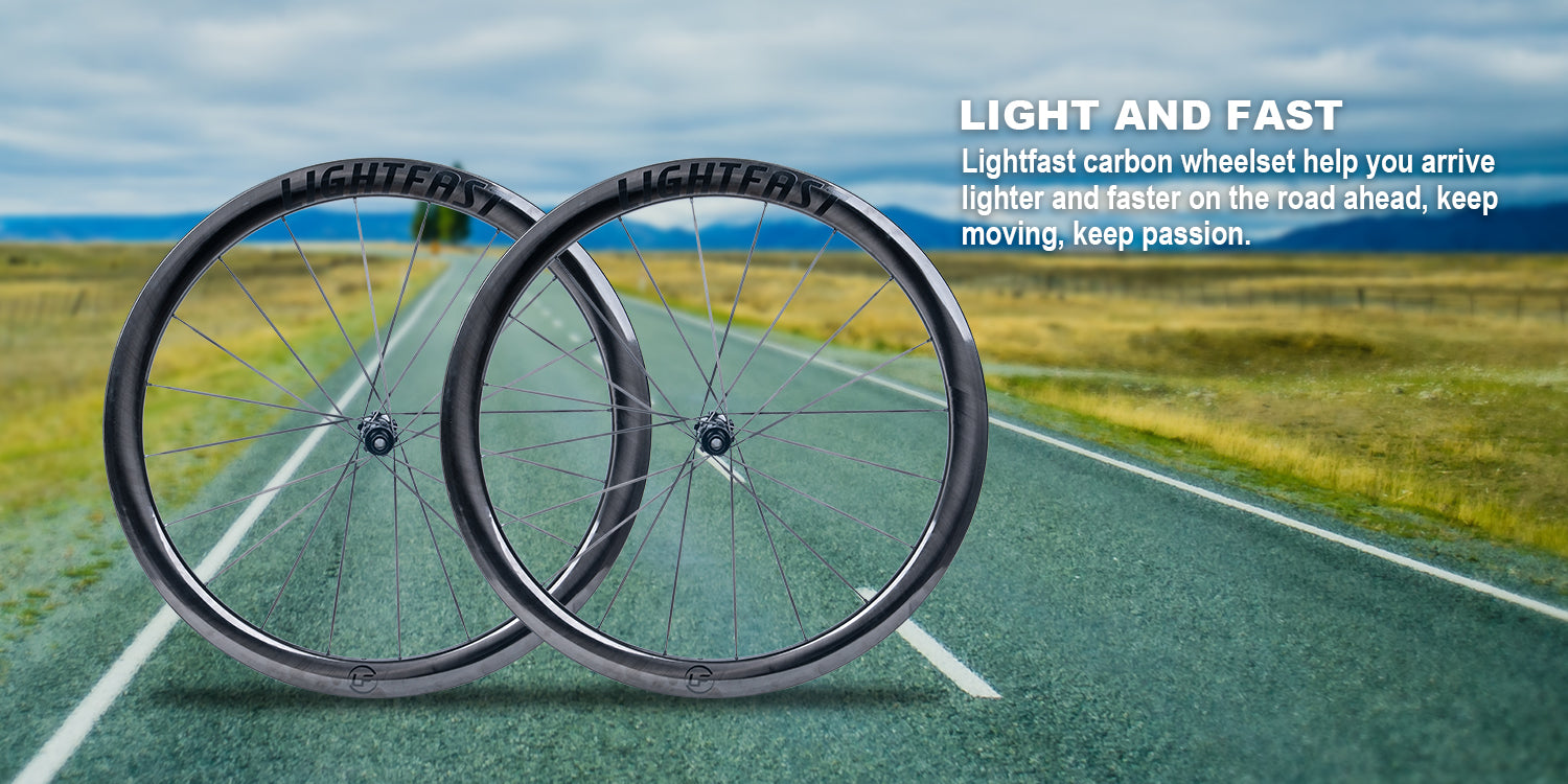 Carbon Fiber Road Bike Wheelset | LightFast